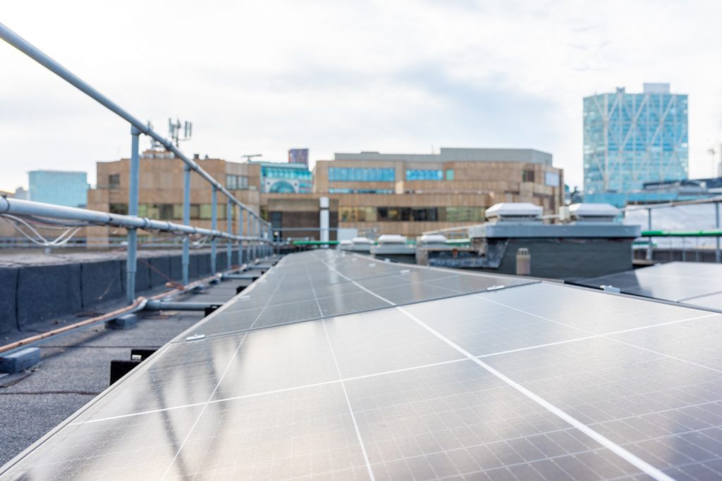 Solar installation on Middlesex Street Estate, City of London ...